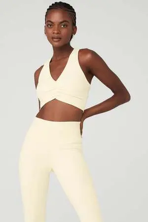 Alo Yoga Wild Thing Bra French Vanilla