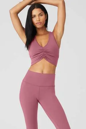 Alo Yoga Wild Thing Bra Mars Clay