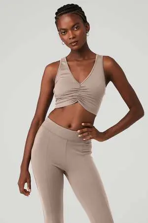 Alo Yoga Wild Thing Bra Taupe