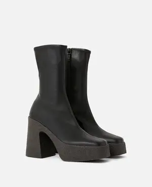 Stella McCartney Skyla Platform Ankle Boots - Black
