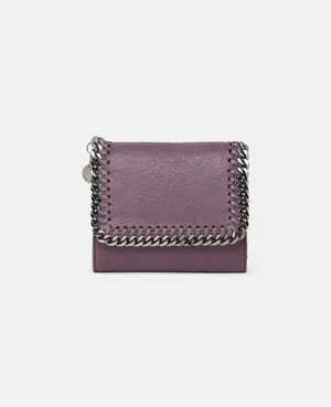 Stella McCartney Falabella Small Flap Wallet Amethyst