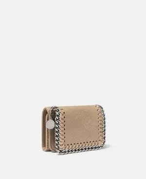 Stella McCartney Falabella Small Flap Wallet Butter Cream