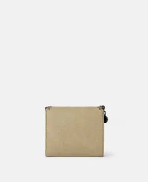 Stella McCartney Falabella Small Flap Wallet - Clotted Cream