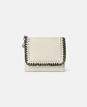 Stella McCartney Falabella Small Flap Wallet Magnolia