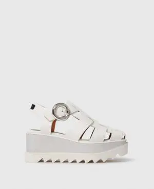 Stella McCartney Elyse Platform Sandals - Ivory