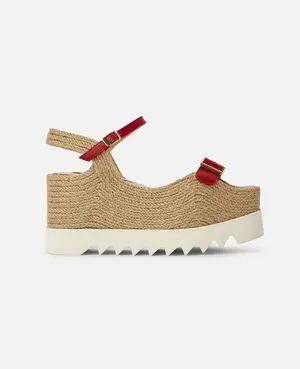 Stella McCartney Stella McCartney Elyse Platform Sandals Red