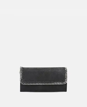 Stella McCartney STELLA MCCARTNEY Falabella Continental Wallet Black
