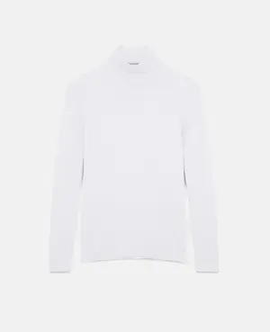 Stella McCartney Stella McCartney Fitted Compact Knit Top With Slits White