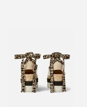 Stella McCartney Gaia Platform Espadrilles - White