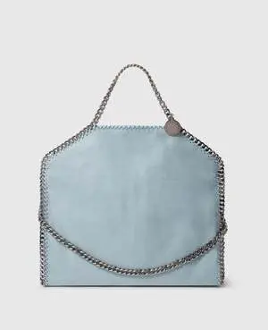 Stella McCartney Falabella Fold-over Tote Bag - Light Blue
