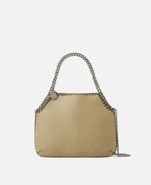 Stella McCartney Falabella Nano Crystal Tote Light Khaki