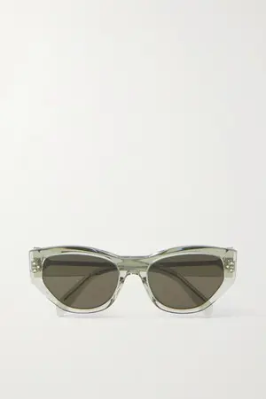 Celine CELINE Eyewear Round-frame Sunglasses Green