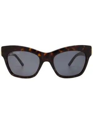 Balenciaga Tortoiseshell Cat-eye Frame Sunglasses - Brown