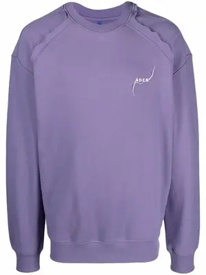 ADER ERROR Embroidered Logo Cotton Sweatshirt
