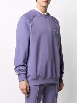 ADER ERROR Embroidered Logo Cotton Sweatshirt