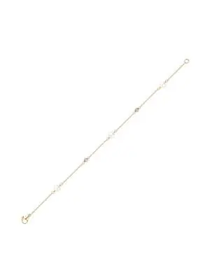 PRAGNELL 18kt Yellow Akoya Pearl And Diamond Bracelet