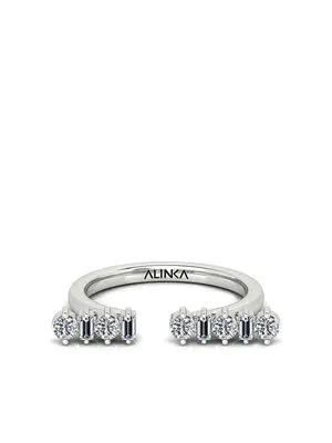 ALINKA 18kt White Gold Amalfi Diamond Ring - Silver