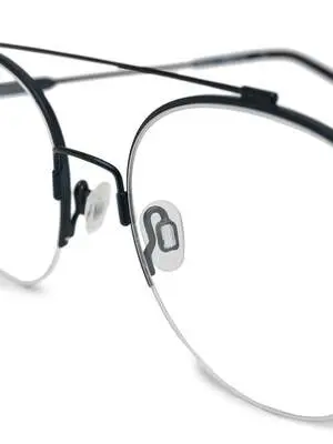 Calvin Klein Pilot-frame Eyeglasses - Blue