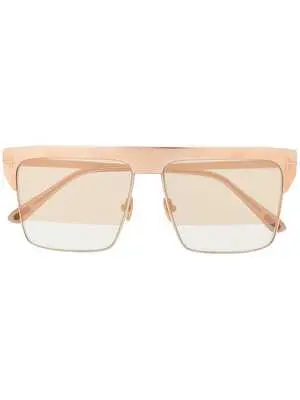 TOM FORD Square Frame Sunglasses - Gold