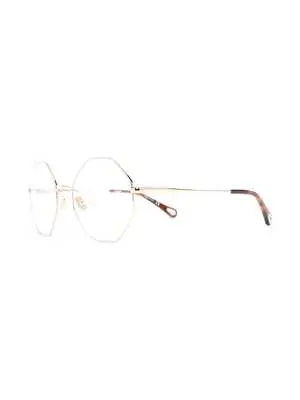 Chloé Hexagonal Frame Eyeglasses