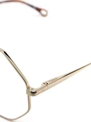 Chloé Hexagonal Frame Eyeglasses