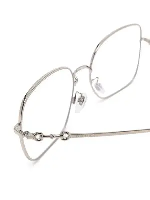 Gucci Horsebit Square-frame Eyeglasses