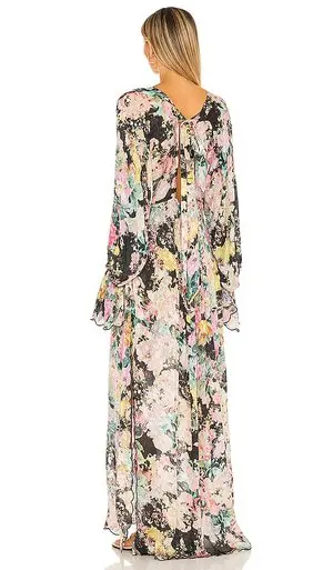 Hemant & Nandita Teien Caftan - Black