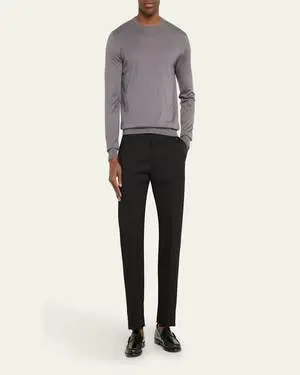 Charvet Solid Crewneck Sweater