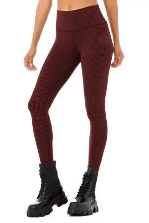 Alo Yoga High-waist Micro Houndstooth Legging