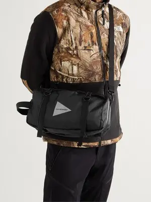 And Wander X-Pac Ripstop Messenger Bag - Black | Editorialist