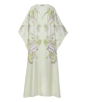 Emilio Pucci Net Sustain Printed Silk-twill Kaftan