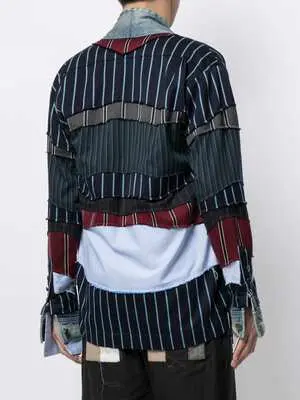 GREG LAUREN Patchwork Long-sleeved Jacket