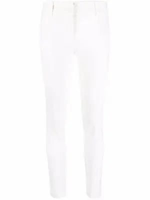 Patrizia Pepe High-waist Trousers - White