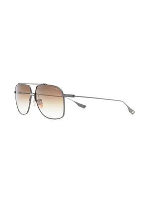 Dita Alkamx Pilot-frame Sunglasses - Grey