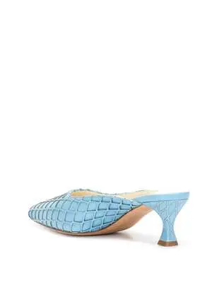 Rochas Laser-cut Mules