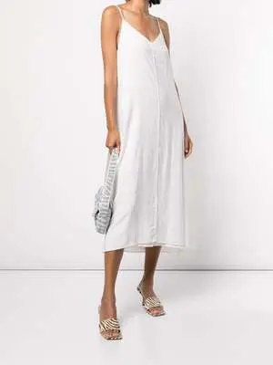 Voz Double-layer Cami Dress - White