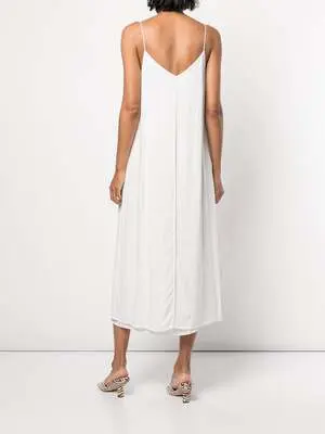 Voz Double-layer Cami Dress - White
