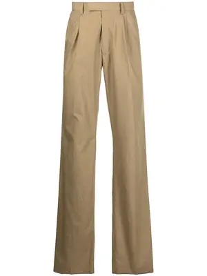 Amiri Box-pleat Straight-leg Trousers