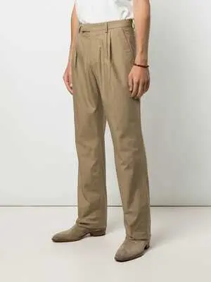 Amiri Box-pleat Straight-leg Trousers