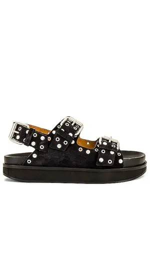 Isabel Marant Ophie Sandal In Black