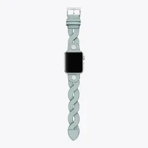 Tory Burch Miller Braided Band For Apple Watch® Light Blue