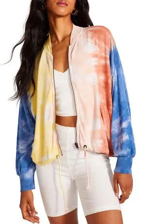 Steve Madden Bb Dakota Hang Tight Cotton Fleece Bomber Jacket