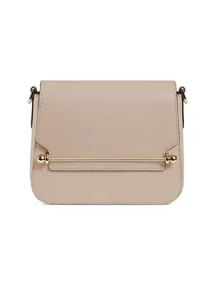 Strathberry Strathberry Women's Mini Ace Leather Crossbody Bag - Cappuccino - Cappuccino