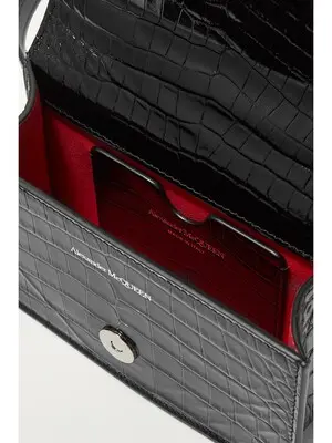 Alexander McQueen Jewelled Satchel - Black
