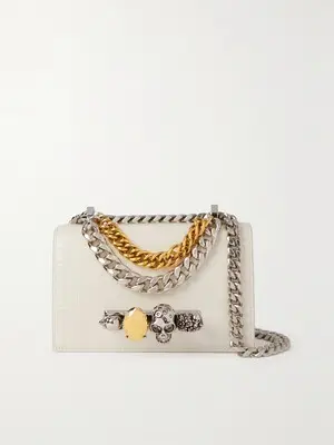 Alexander McQueen Alexander McQueen Jewelled Satchel Ivory