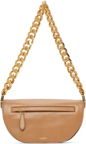 Burberry Burberry Tan Small Olympia Chain Bag - Camel
