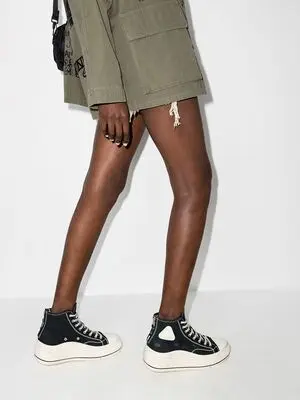 R13 Flatform High-top Sneakers - Black