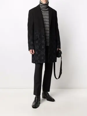 Philipp Plein Monogram Jacquard Coat