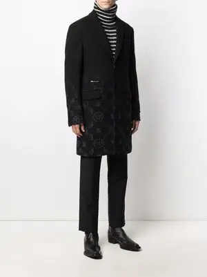 Philipp Plein Monogram Jacquard Coat