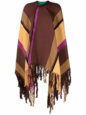 Colville Fringed Striped Cape